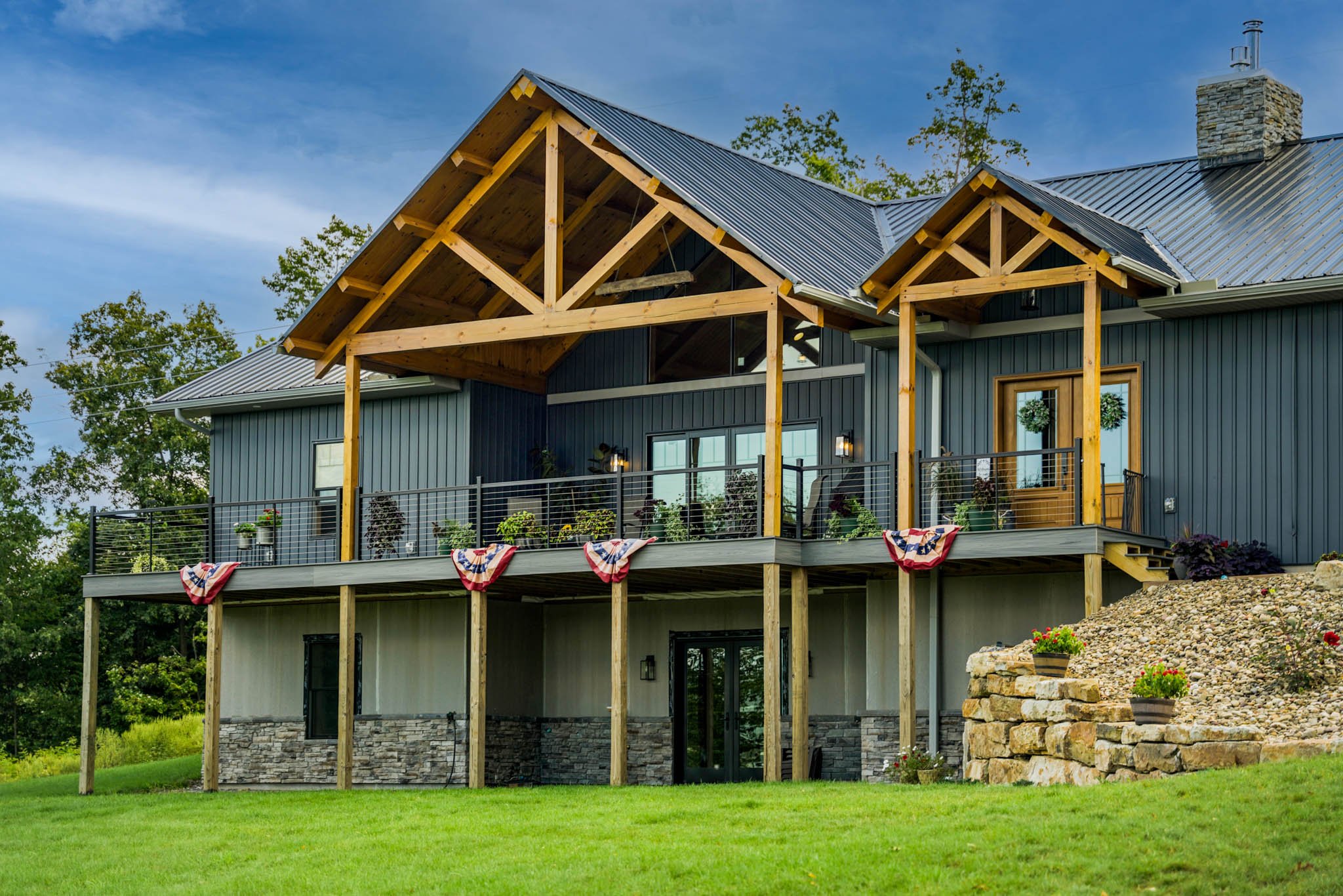 Custom Hybrid Homes | KSM Log Homes