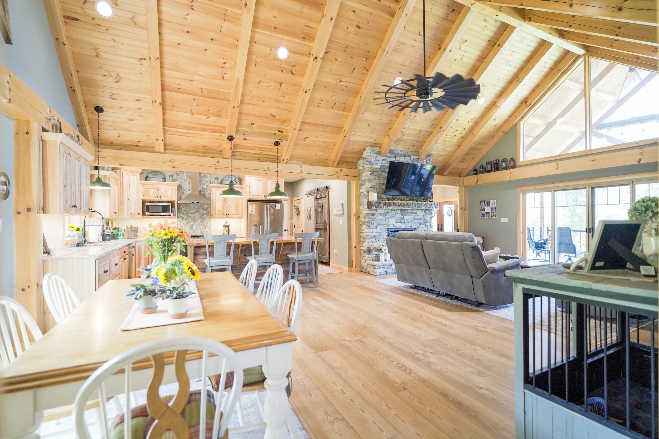 Custom Hybrid Homes | KSM Log Homes